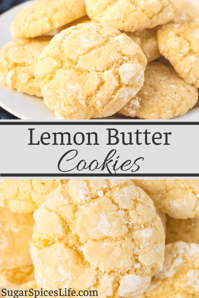 Lemon Butter Cookies Recipe - Sugar Spices Life